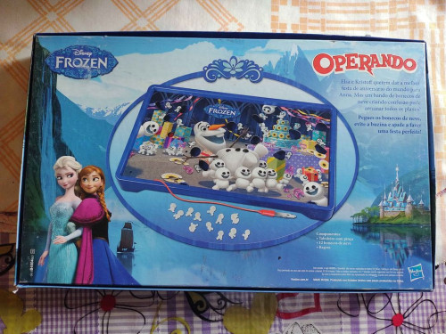 Jogo Operando Frozen Disney Brinquedo Completo da Hasbro - Jogo De ...