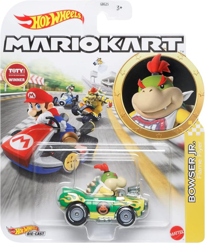 Action Figures Hot Wheels Bowser Jr. Flame Flyer - Mario Kart