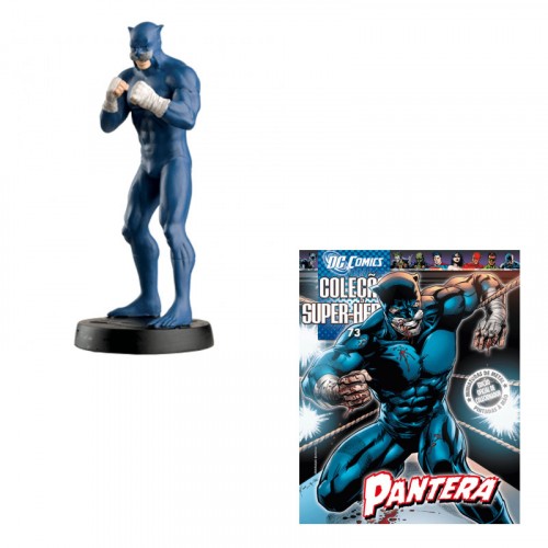 Action Figures Miniatura Dc Comics Pantera Edição 73 - Dc Comics