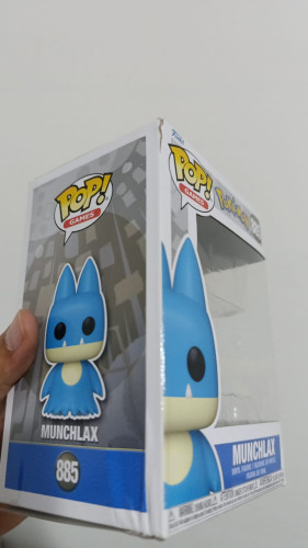 Amassado - Funko Pop 885 Munchlax - Veja Descrição - Pokemon - #885