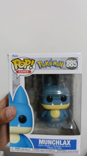 Amassado - Funko Pop 885 Munchlax - Veja Descrição - Pokemon - #885