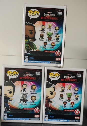 Funko Pop Defender Strange, Sinister Strange E Master Mordo - Marvel ...
