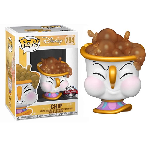 Funko Pop! A Bela E A Fera Beauty And The Beast Chip - Disney Beauty ...
