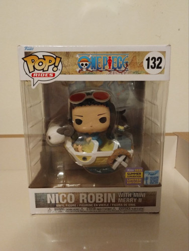 Funko Pop! Animation: One Piece Rides Nico Robin With Mini Merry II ...