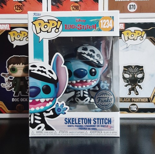 Funko Pop! Skeleton Stitch (special Edition) - Lilo & Stitch - #1234
