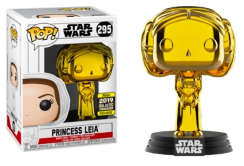 Funko Pop Star Wars - Chrome Princess Leia - Stars Wars - #295