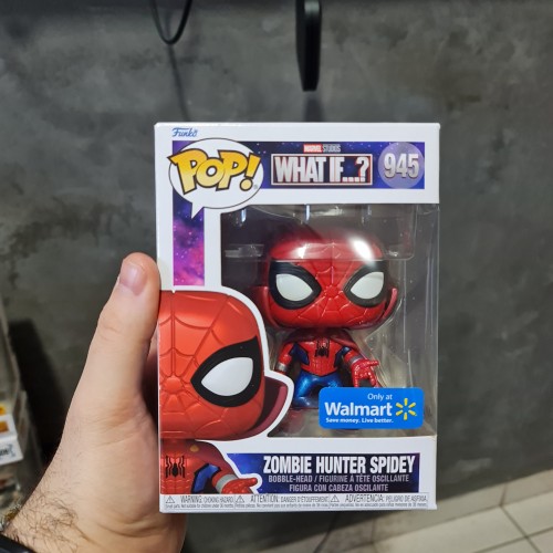 Funko Pop Zombie Hunter Spidey Walmart Exclusive - What If ...? - #945