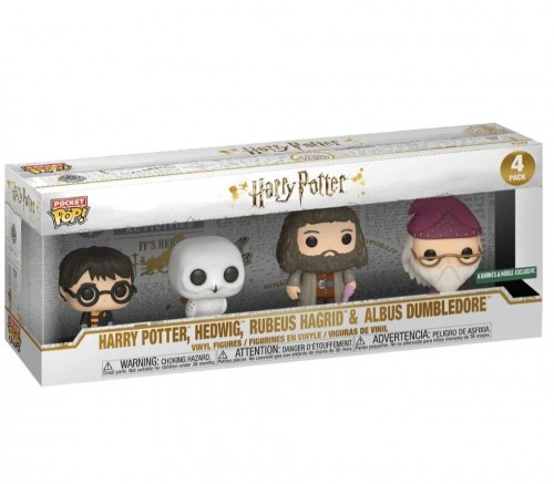 Funko Pop Pack Mini Pop! Harry Potter, Hedwig, Hagrid And Dumbledore ...