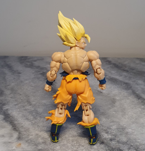 Action Figures Goku super sayajin namek 15cm sh figuarts bootleg ...