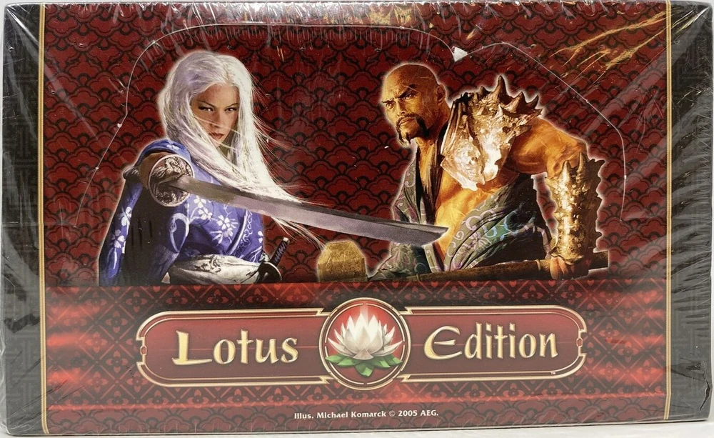 Legend of the Five Rings - Lotus Edition Booster box com 36 pacotes ...