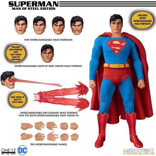 Action Figures Mezco One:12 Collective Dc Comics Superman: Man Of Steel ...