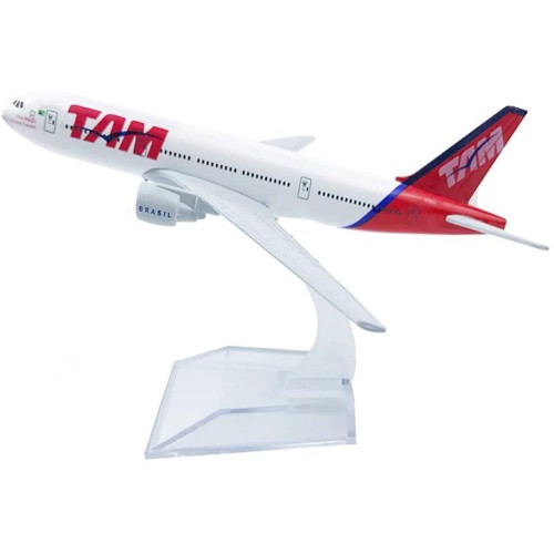 Action Figures Miniatura Aviao Boeing 777 Tam Aeronave Comercial ...