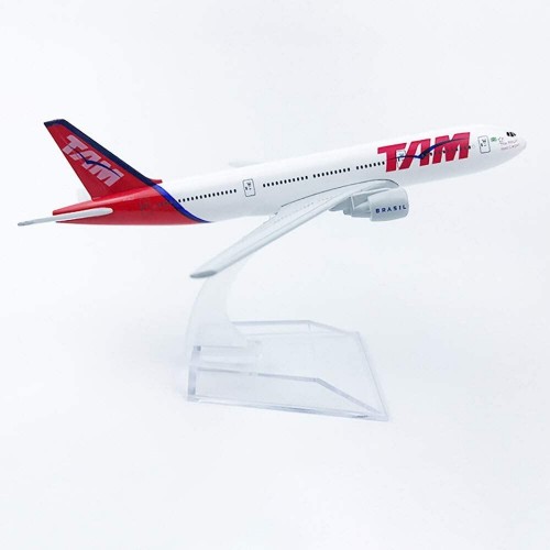 Action Figures Miniatura Aviao Boeing 777 Tam Aeronave Comercial ...