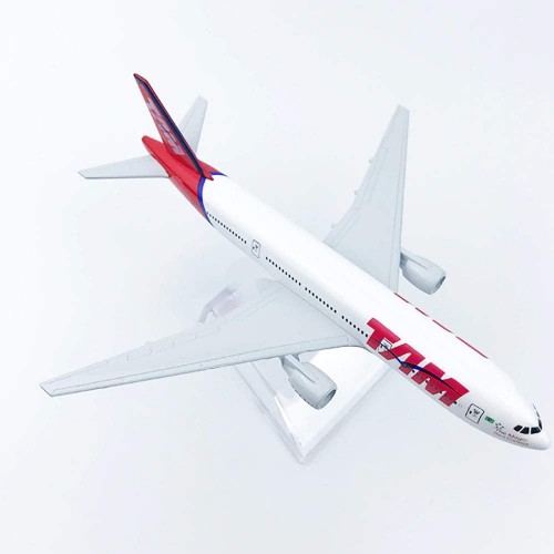 Action Figures Miniatura Aviao Boeing 777 Tam Aeronave Comercial ...
