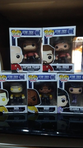 Pack Com 5 Pops Da Série Star Trek The Next Generation (leia A ...