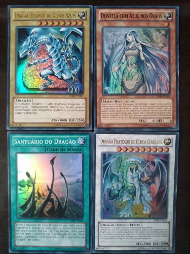 Yugioh Deck Estrutural Saga Dragão Branco De Olhos Azuis Yugioh